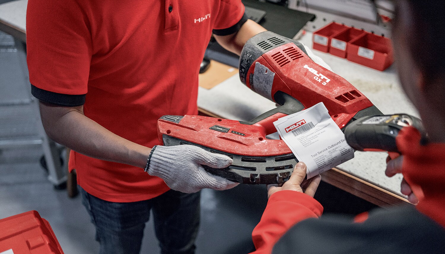 Seguimiento de reparación Hilti - Hilti Chile